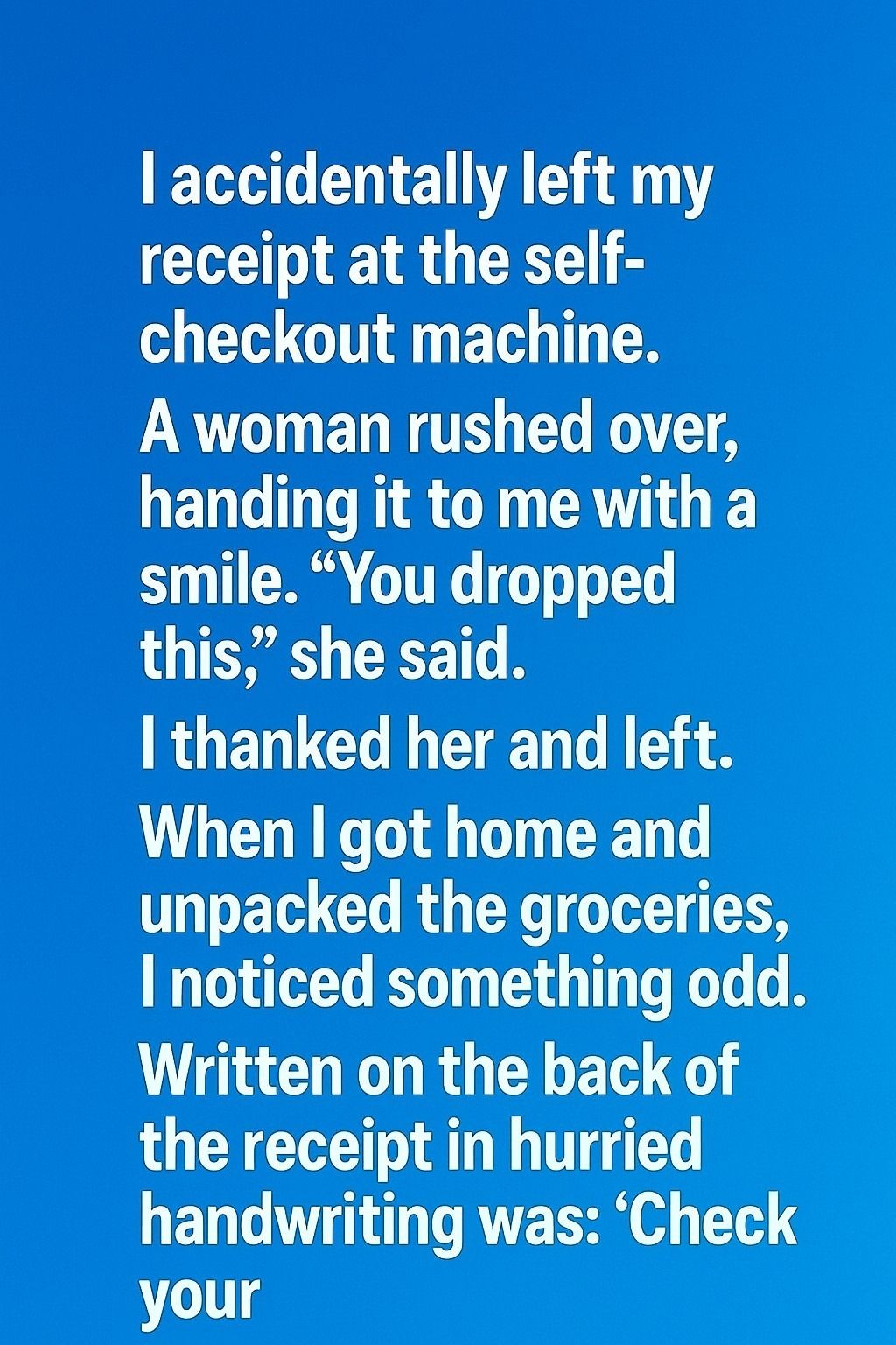 Check Your Receipt - Informed America